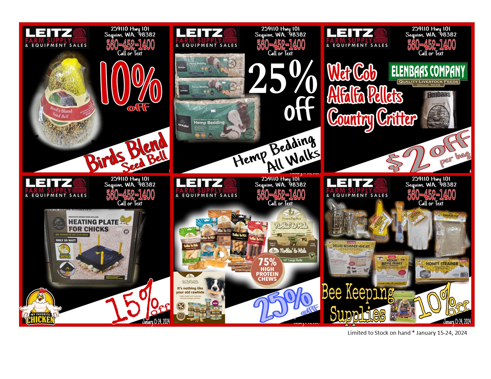 Current Sales | Leitz Farm & Equipment | Sequim Washington